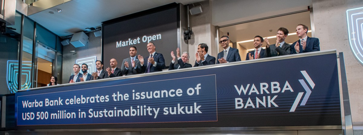 Warba Bank announced the successful listing of $500 million sustainable ...