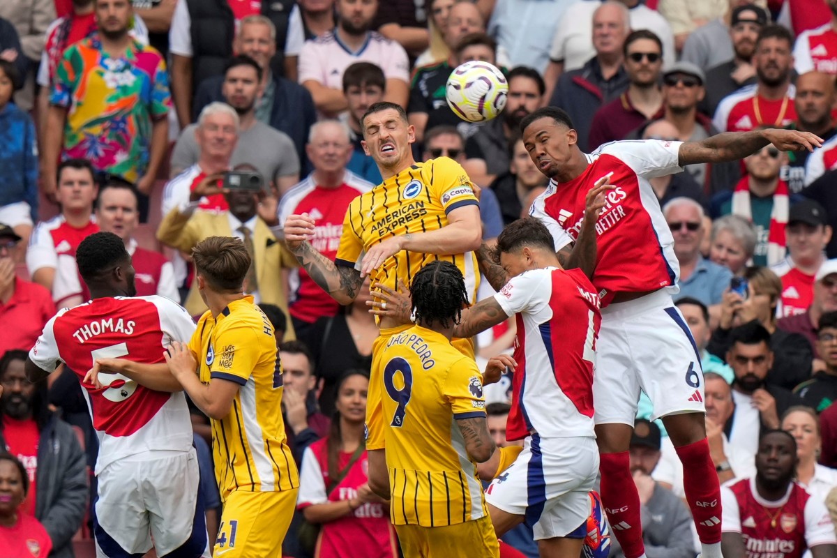 Brighton holds 10-man Arsenal to 1-1 draw | arabtimes