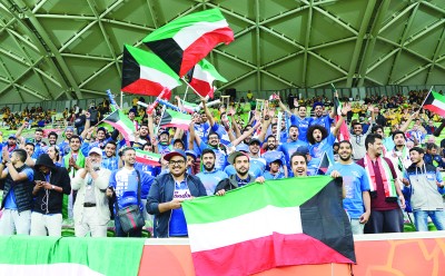 Kuwait draws massive fan support after the Jordan match | arabtimes