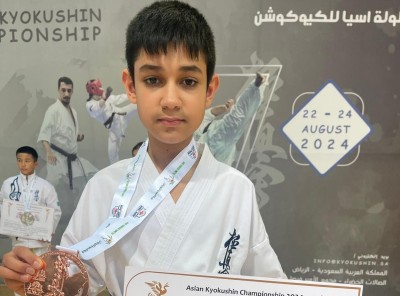 Kuwait's Ali Mulla Yousef claims bronze at Asian Junior Kyokushin ...