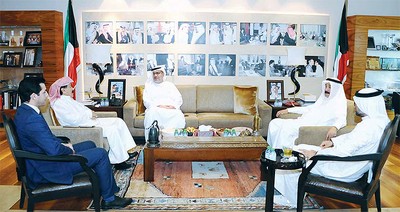 Editor-in-Chief Al-Jarallah hosts UAE Ambassador for media talks ...