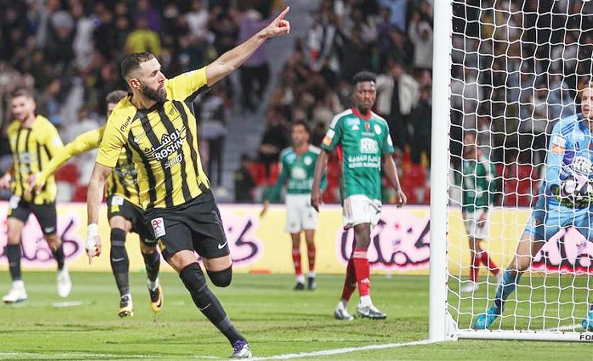 Benzema stars in return from injury in the Saudi league | arabtimes