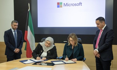 Kuwait partners with Microsoft for AI-driven financial system ...