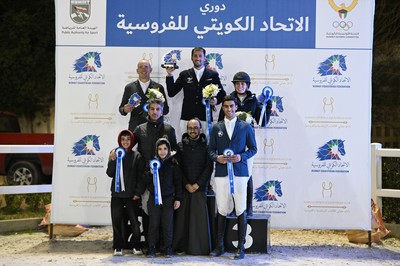 Al-Kharafi triumphs in the second round of the Kuwait Equestrian ...