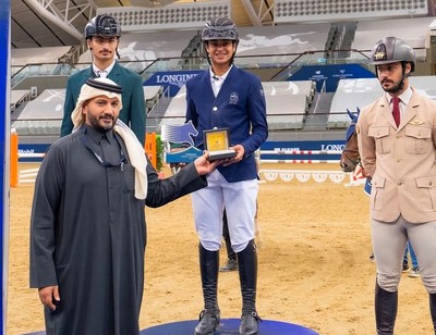 Al-Kharafi wins gold at the Longines Global Champions Tour in Qatar ...