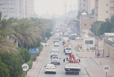 Hot air mass brings dust, and rain chances to Kuwait | arabtimes