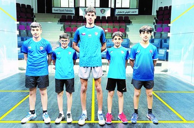Kuwait youth team reaches final of Arab Squash Championship | arabtimes