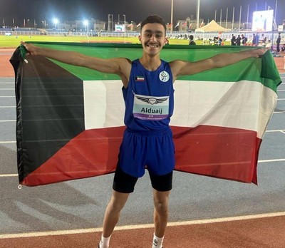 Kuwait wins gold and silver at the Asian Junior Athletics Championship ...