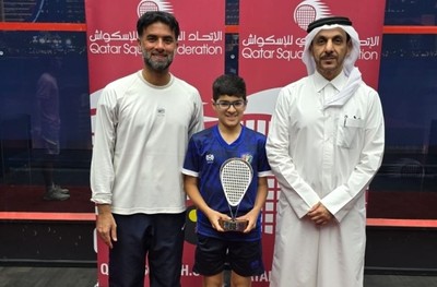 Strong showing by Al-Mayouf at Qatar Youth Squash Tournament | arabtimes
