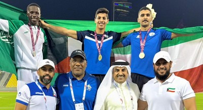 Gold for Al-Azmi as Kuwait excels at Gulf Youth Athletics | arabtimes