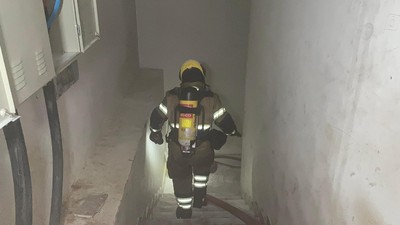 Firefighting Teams Tackle Basement Fire in Shuwaikh | arabtimes
