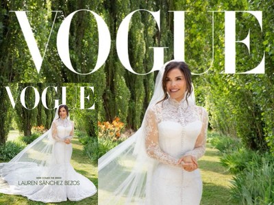 Vogue unveils Lauren Sánchez Bezos’ wedding dress amid media frenzy ...
