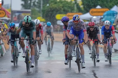 Italian sprinter Milan powers to second stage win as Pogačar maintains ...