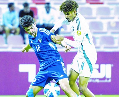 Kuwait falls to Saudi Arabia in the Gulf U-17 Championship | arabtimes
