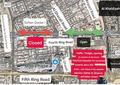Part of Fourth Ring Road Reopens, Another Shuts Down | arabtimes