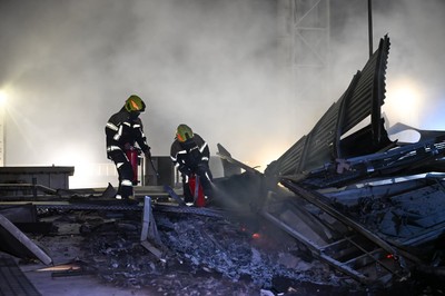 Bahrain Civil Defence Extinguishes Fire After Reported Iranian Attack ...