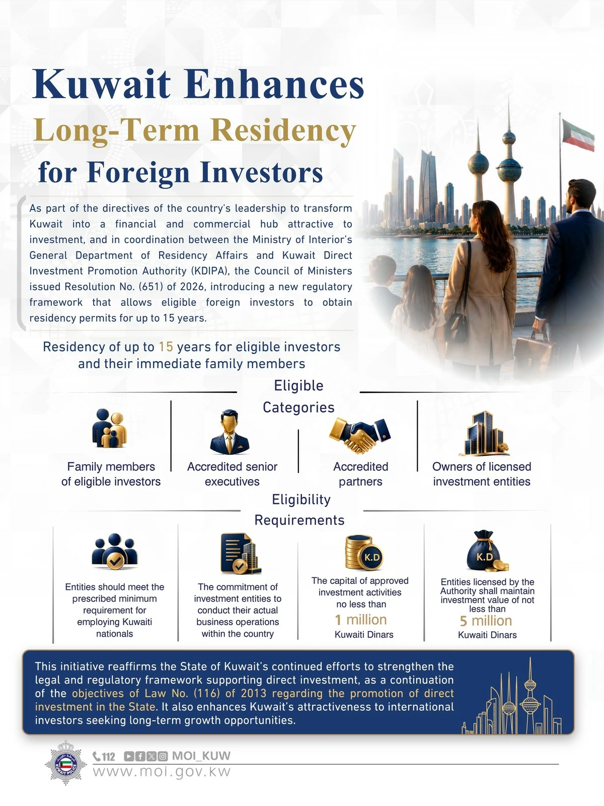 Kuwait Unveils Framework for 15-Year Residency for Expat Investors ...