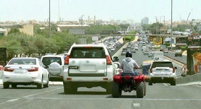 Jail, huge fines for riding ATV on public road | arabtimes