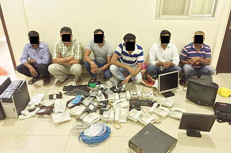 Asian call traders arrested | arabtimes