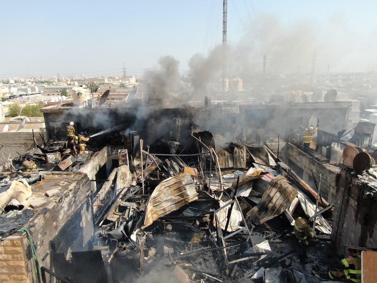 Fire at Khaitan injures two | arabtimes