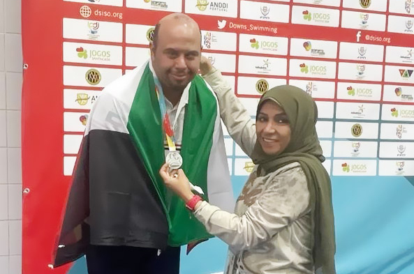 Al-Bader wins 2nd silver in 50-meter freestyle swimming | arabtimes