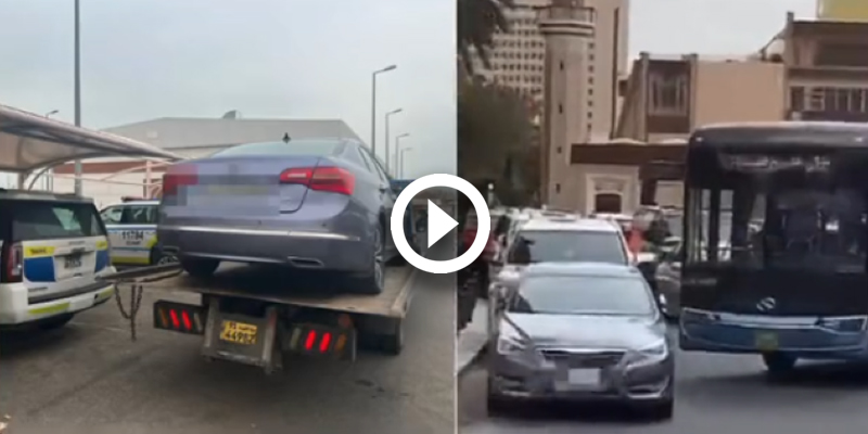 Vehicle impounded for disrupting traffic | arabtimes