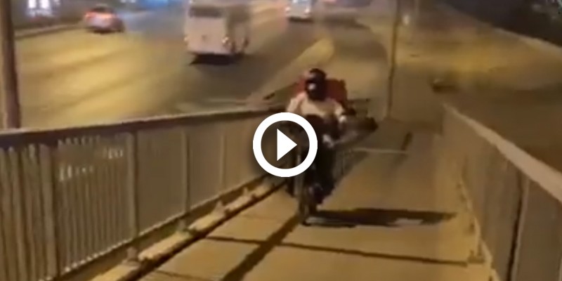 11 Deported for Riding Bikes on Kuwait's Pedestrian Bridges | arabtimes