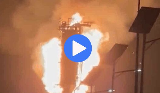 Fire Incident at KNPC Mina Al-Ahmadi Refinery | arabtimes