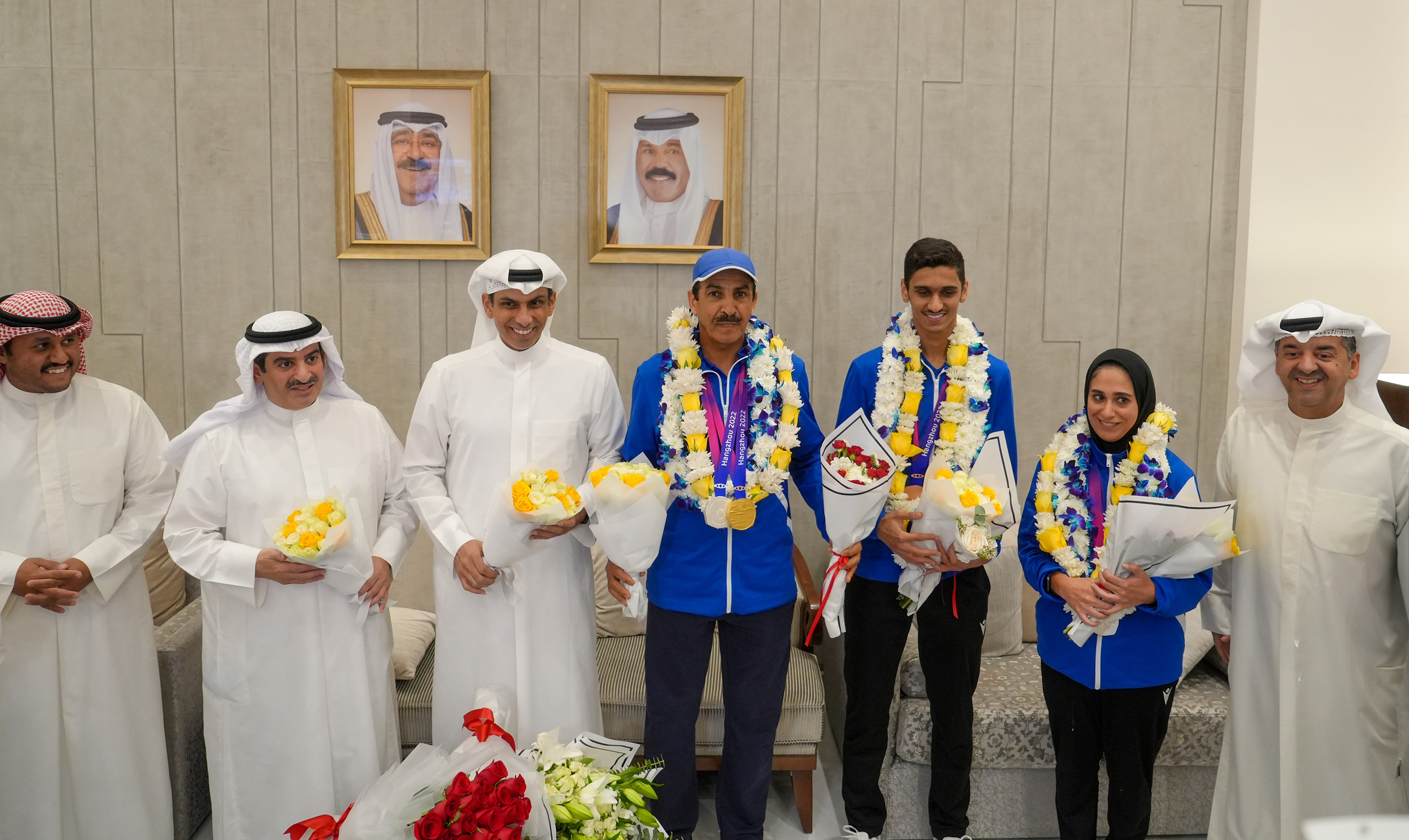 Zain celebrates Team Kuwait's triumphant return from China | arabtimes
