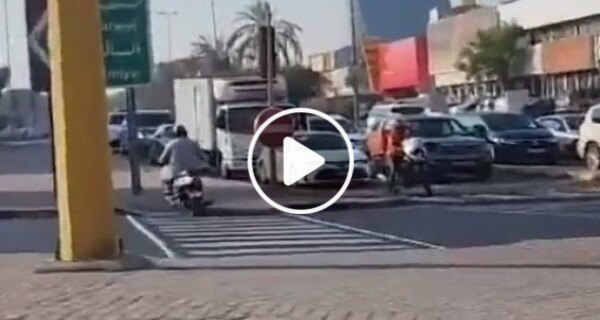 Open Defiance: Two-Wheeler Rider Caught in the Act of Traffic Rule ...