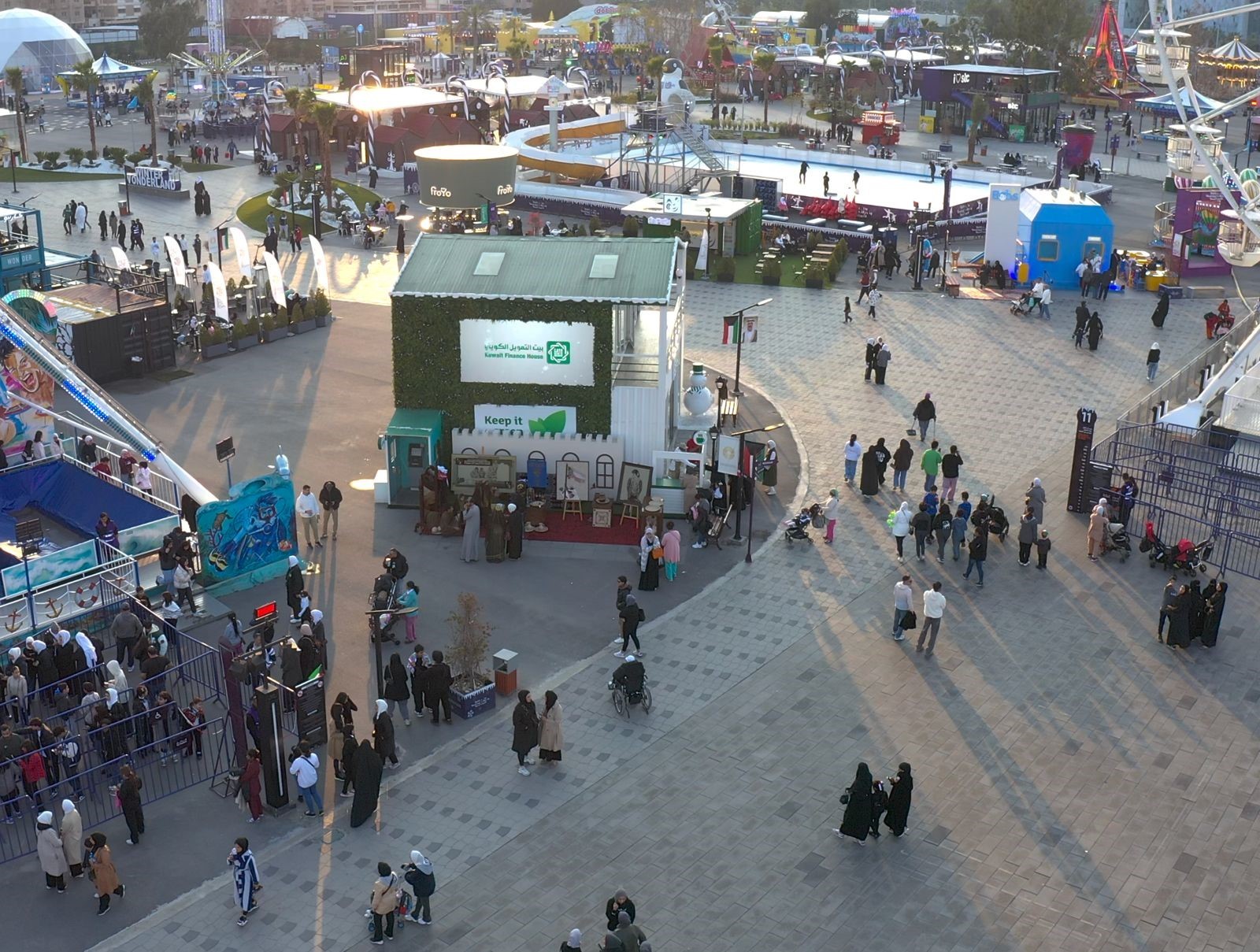 KFH Celebrates the National Days at Winter Wonderland | arabtimes