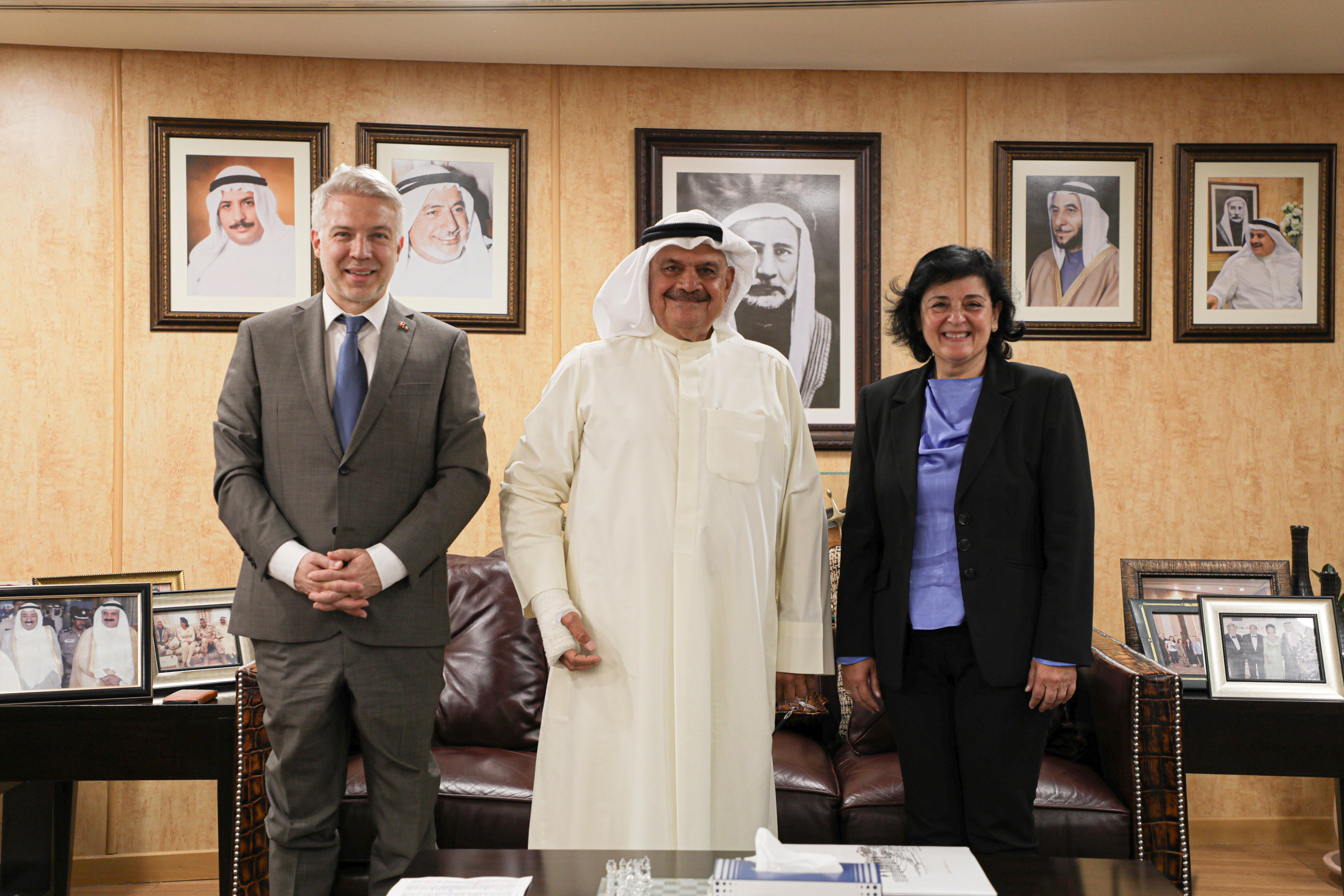 AAW Receives the Swiss Ambassador to Kuwait, H.E. Dr. Tiziano Balmelli ...
