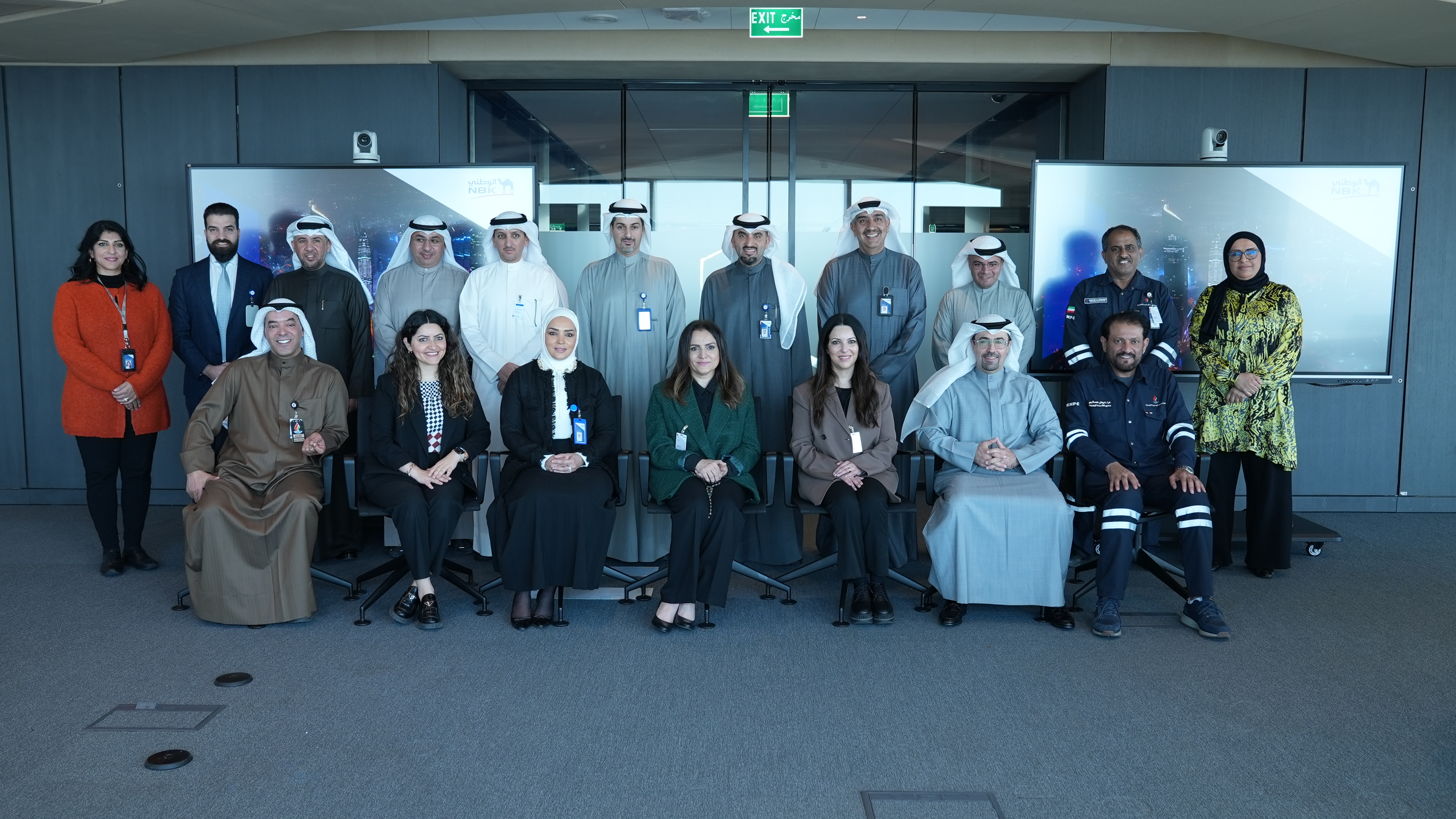 NBK Hosts a Series of Knowledge Sharing Sessions with Managers from KNPC and KAFCO | arabtimes