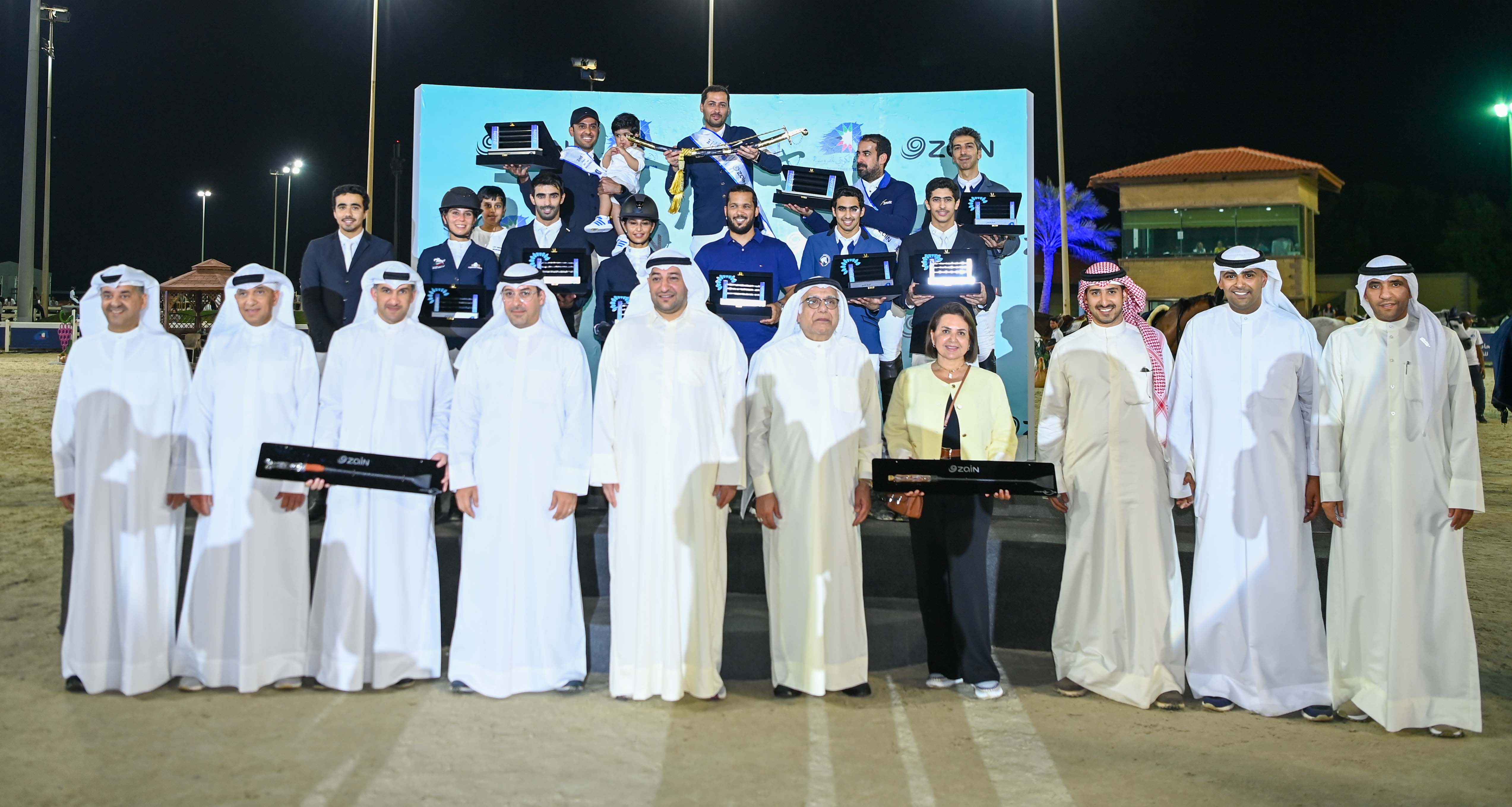 Zain continues unwavering support to local showjumping athletes | arabtimes