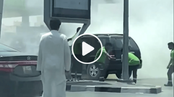 Expat Workers at Oula Gas Station Make Brave Effort to Save Car from ...